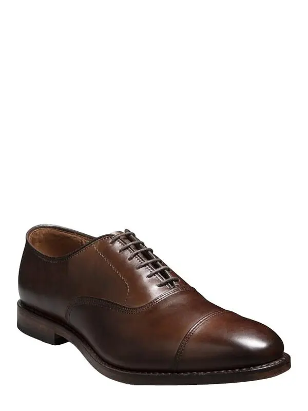 Allen Edmonds Park Avenue Cap-toe Oxford Dress Shoe - Mahogany Leather