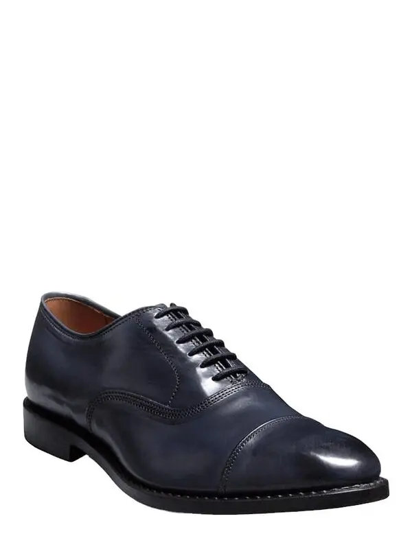 Allen Edmonds Park Avenue Cap-toe Oxford Dress Shoe - Navy Leather