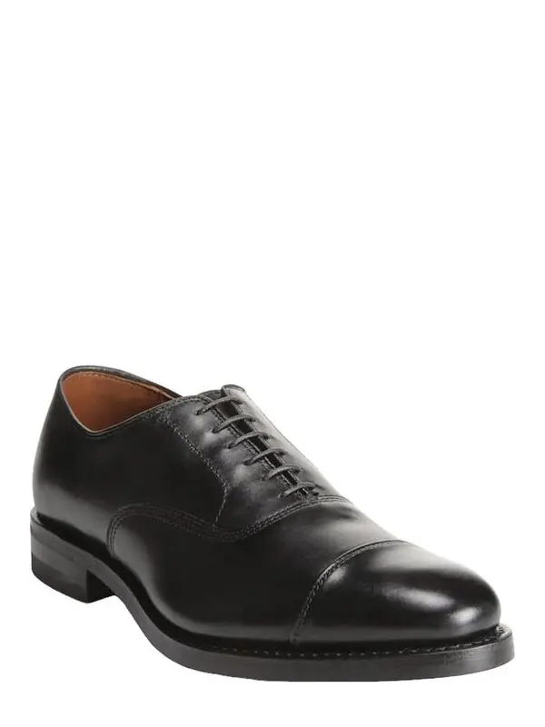 Allen Edmonds Park Avenue Cap-toe Oxford Dress Shoe With Dainite Sole - Black Leather