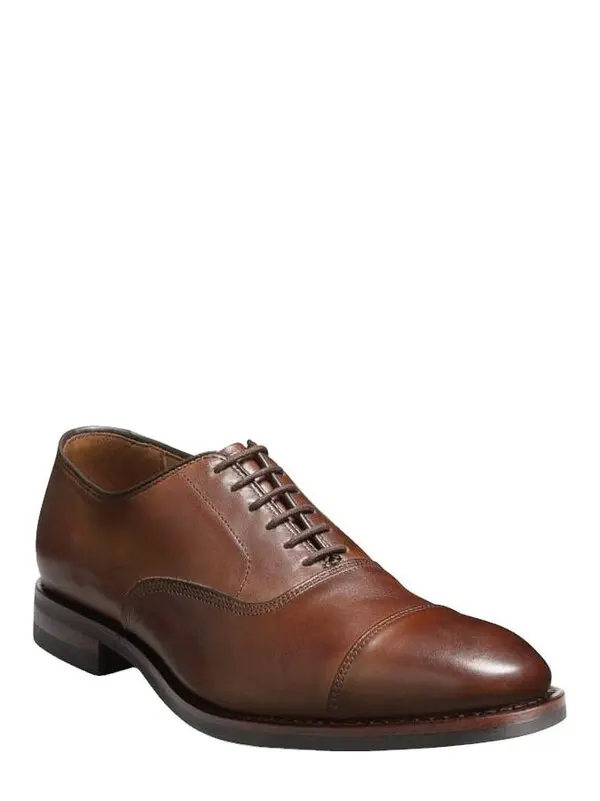 Allen Edmonds Park Avenue Cap-toe Oxford Dress Shoe With Dainite Sole - Chili Leather