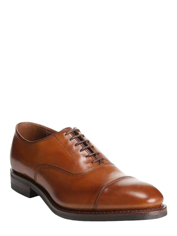 Allen Edmonds Park Avenue Cap-toe Oxford Dress Shoe With Dainite Sole - Walnut Brown Leather