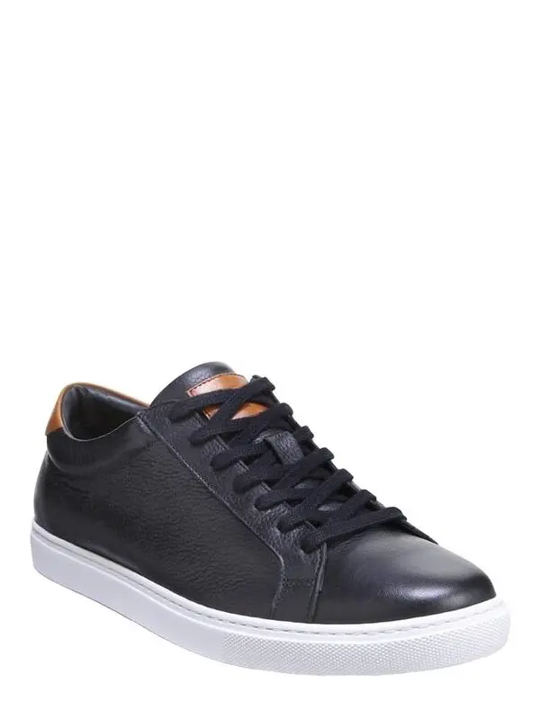 Allen Edmonds Courtside Lace-up Low Top Sneakers - Black Leather