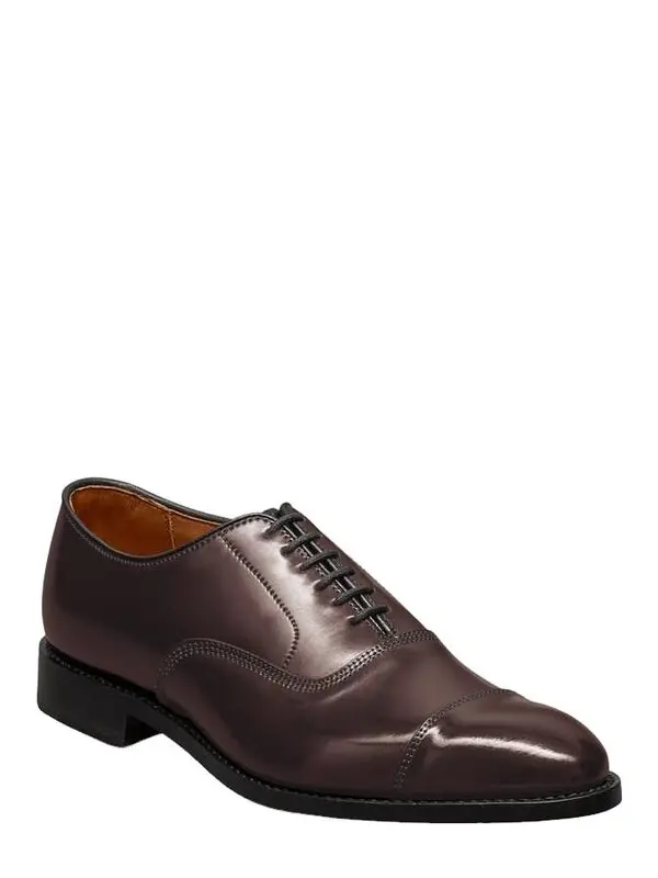 Allen Edmonds Park Avenue Shell Cordovan Cap-toe Oxford Dress Shoe - Burgundy Cordovan Leather