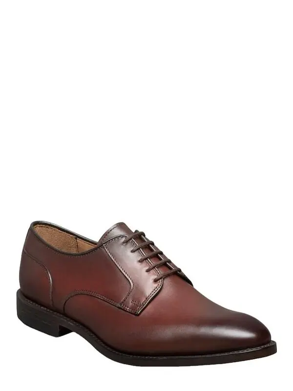 Allen Edmonds Windsor Plain-toe Derby Dress Shoe - Chili Leather