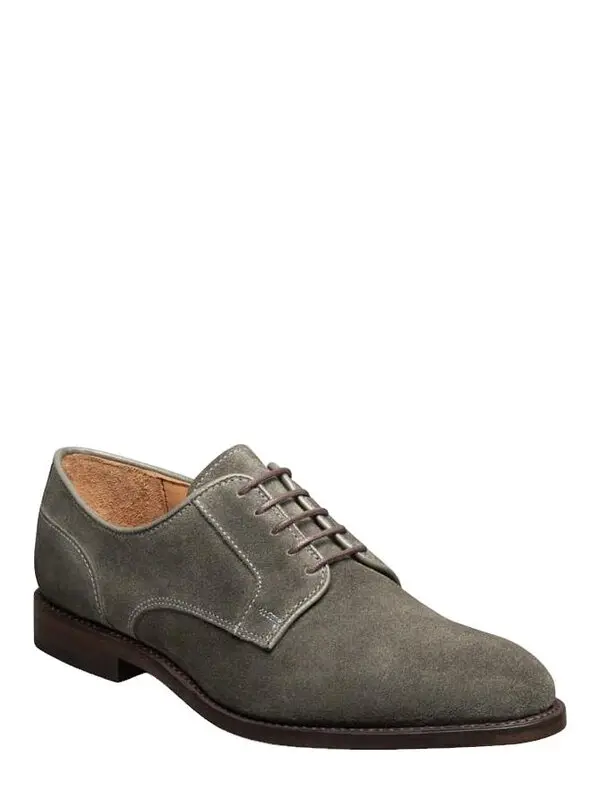 Allen Edmonds Windsor Plain-toe Derby Shoe - Piombo Grey Suede