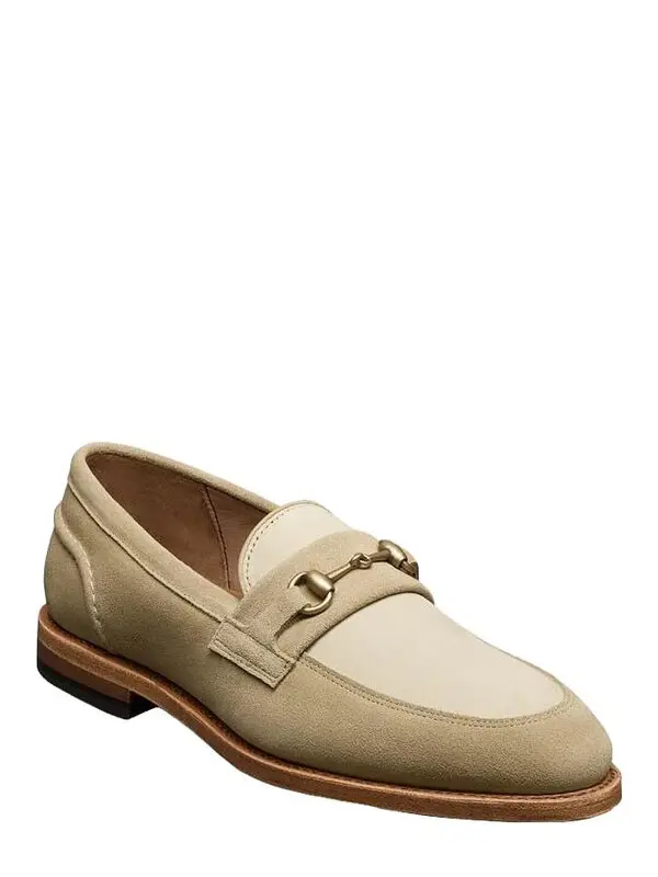Allen Edmonds Randolph Bit Loafer - Bone Suede Mix