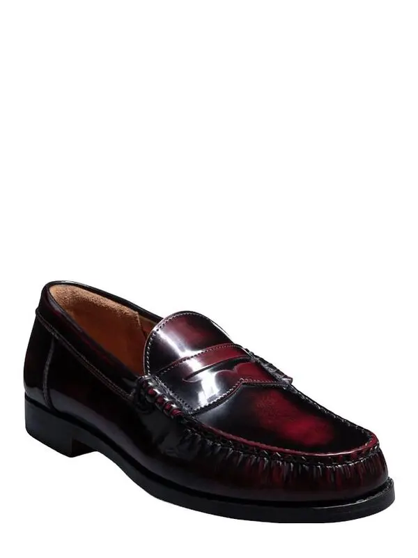 Allen Edmonds Newman Penny Loafer - Antique Burgundy Leather