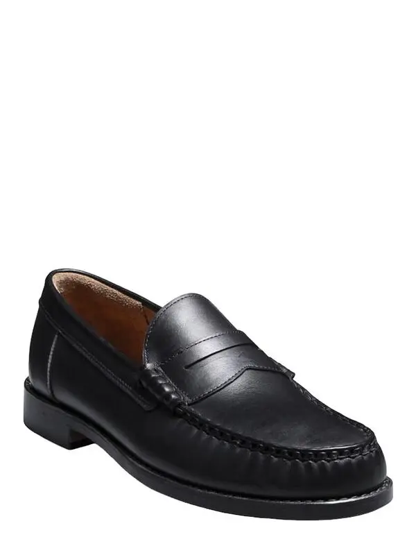 Allen Edmonds Newman Penny Loafer - Black Leather