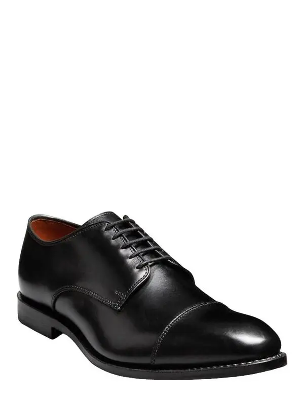 Allen Edmonds Park Avenue Cap-toe Derby Dress Shoe - Black Leather