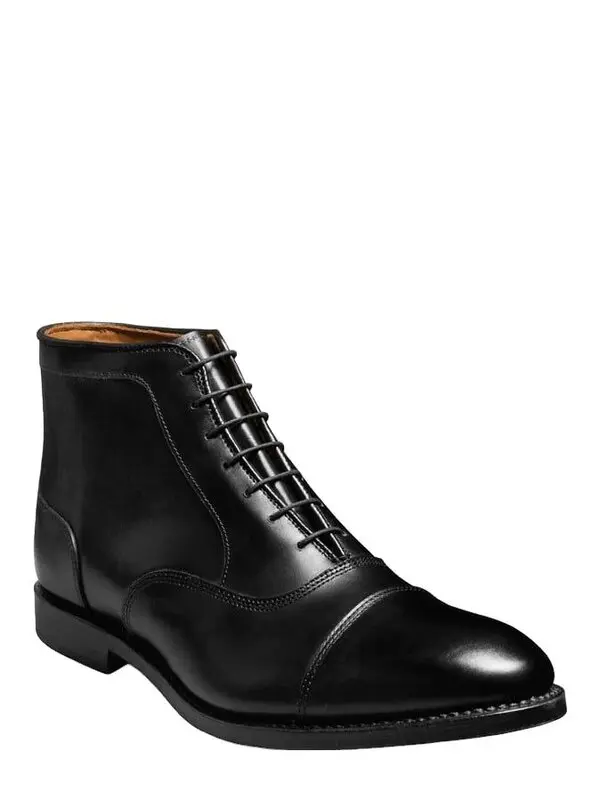 Allen Edmonds Park Avenue Cap-toe Oxford Dress Boot - Black Leather