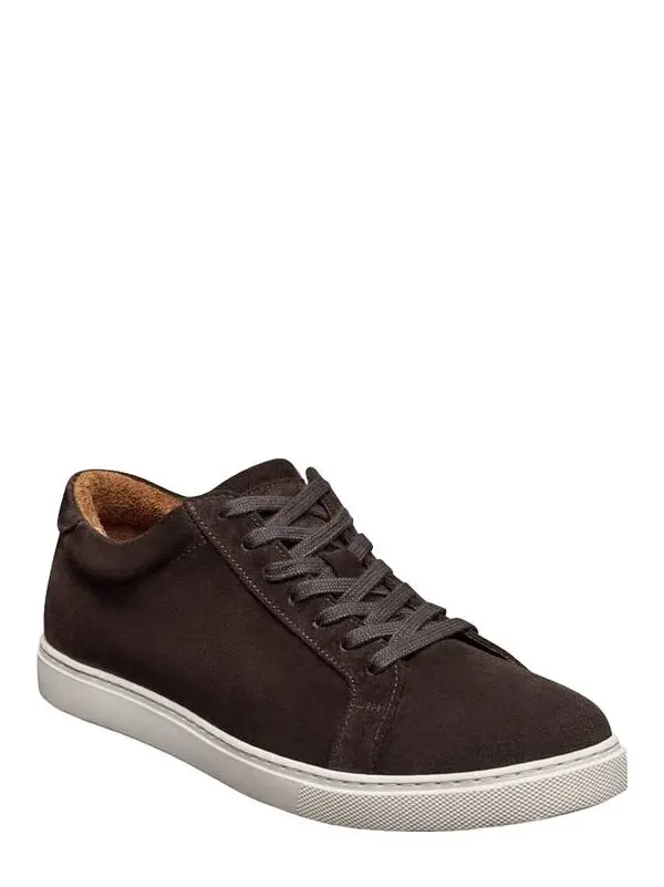 Allen Edmonds Courtside Lace-up Sneakers - Bitter Chocolate Suede