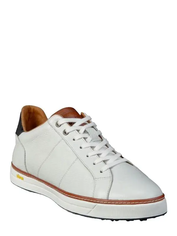 Allen Edmonds Pines Derby Golf Shoe - White Leather