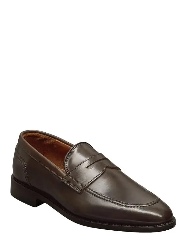 Allen Edmonds Randolph 2.0 Shell Cordovan Penny Loafer - Brown Cordovan Leather