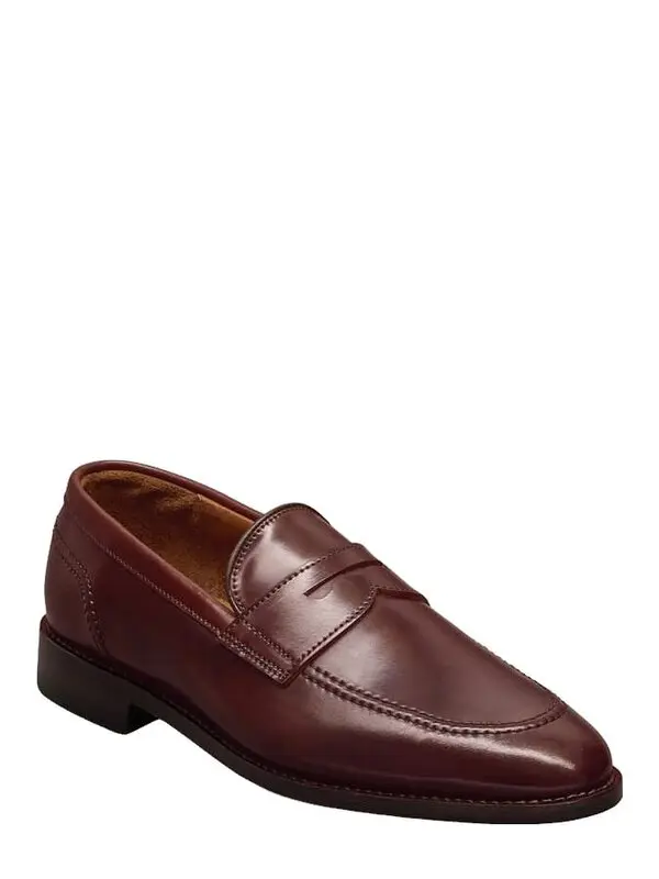 Allen Edmonds Randolph 2.0 Shell Cordovan Penny Loafer - Chili Cordovan Leather