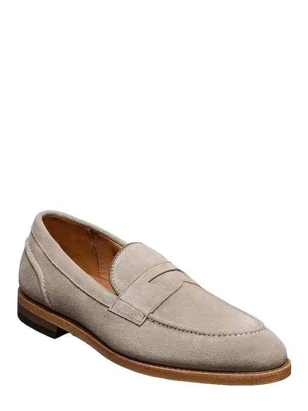 Allen Edmonds Randolph 2.0 Penny Loafer In Suede - Pewter Suede