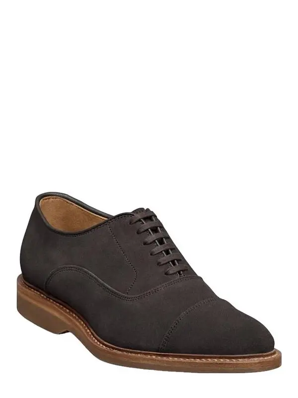 Allen Edmonds Park Avenue Verse Cap-toe Oxford Dress Shoe - Bitter Chocolate Suede