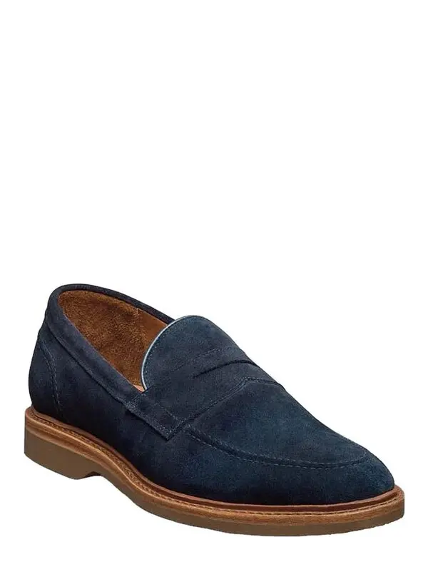 Allen Edmonds Randolph Verse Penny Loafer - Navy Suede