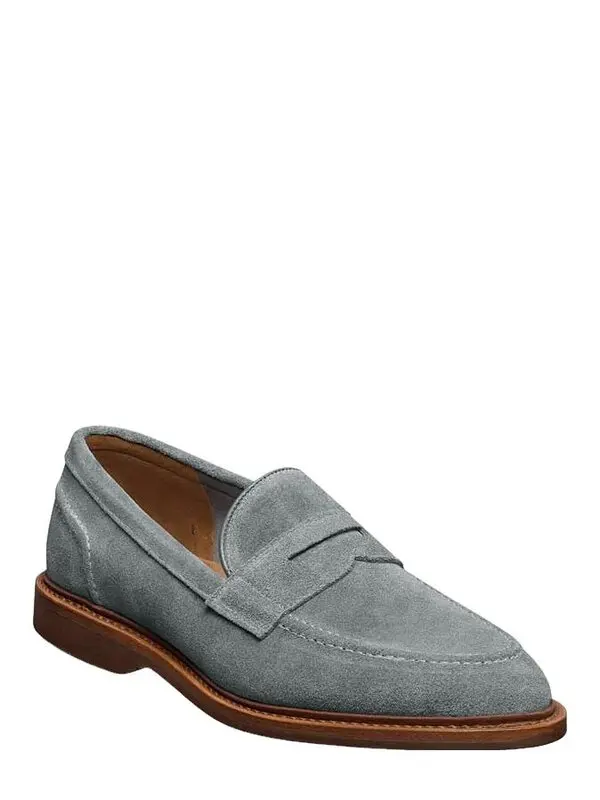 Allen Edmonds Randolph Verse Penny Loafer - Steel Blue Suede