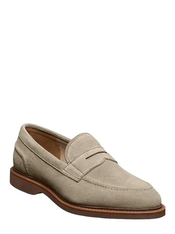 Allen Edmonds Randolph Verse Penny Loafer In Suede - Vapor Grey Suede