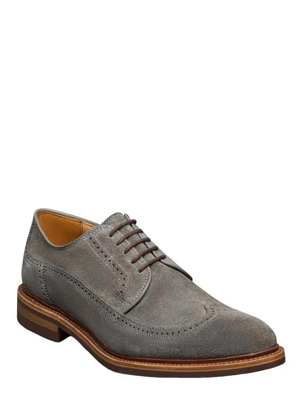 Allen Edmonds Winstonmok Wingtip Derby Dress Shoe - Grey Suede