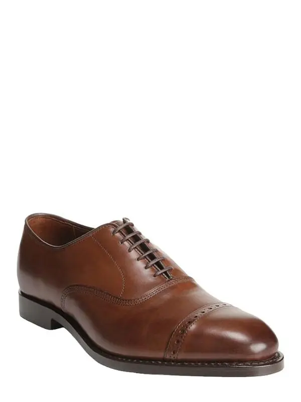 Allen Edmonds Fifth Avenue Cap-toe Oxford Dress Shoe - Coffee Brown Leather