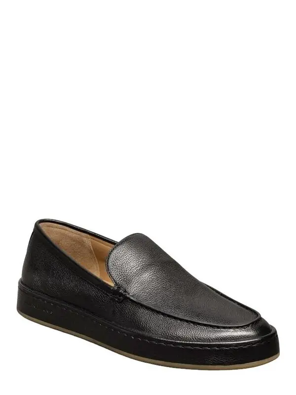 Allen Edmonds Brody Slip-on Sneaker In Textured Leather - Black Leather