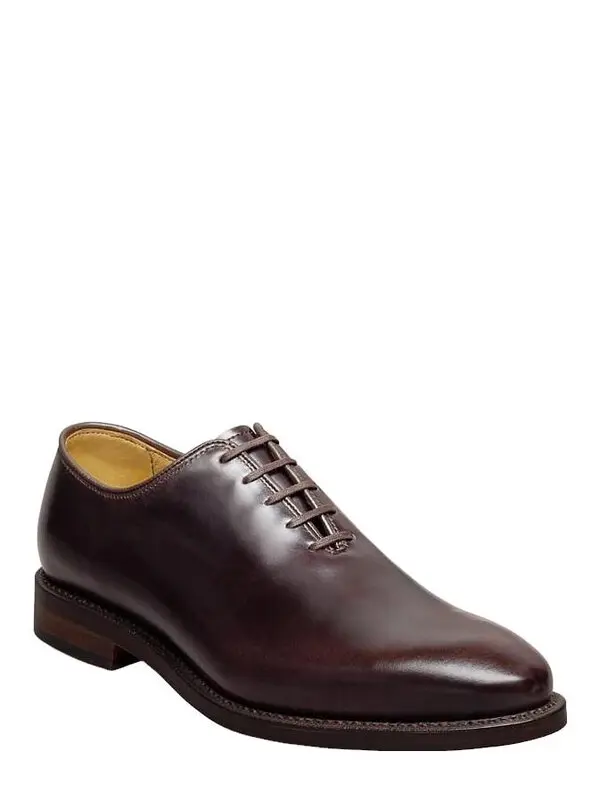 Allen Edmonds Morrison Reserve Whole-cut Oxford - Dark Brown Calf Leather