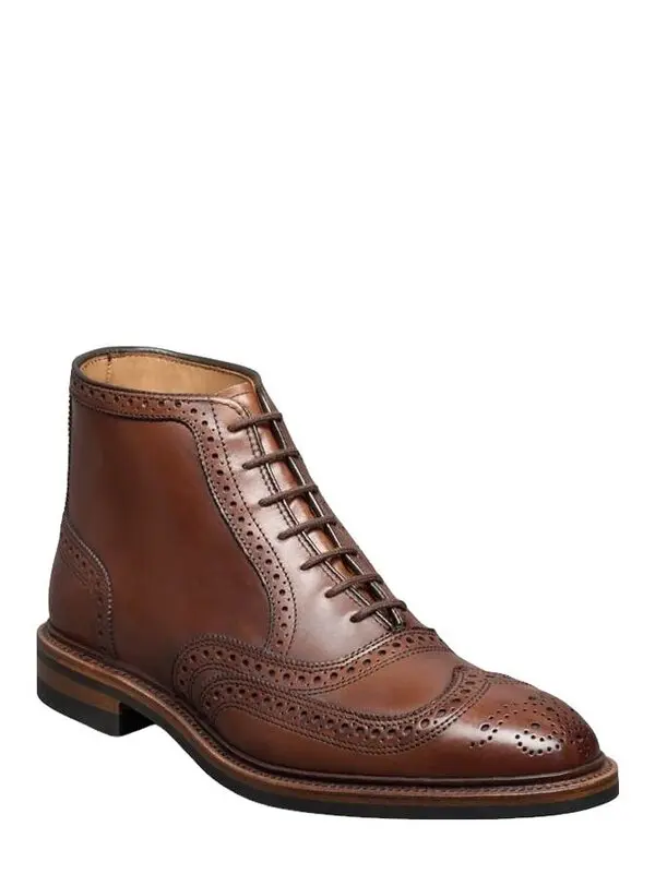 Allen Edmonds Mcallister Wingtip Oxford Dress Boot - Chili Leather