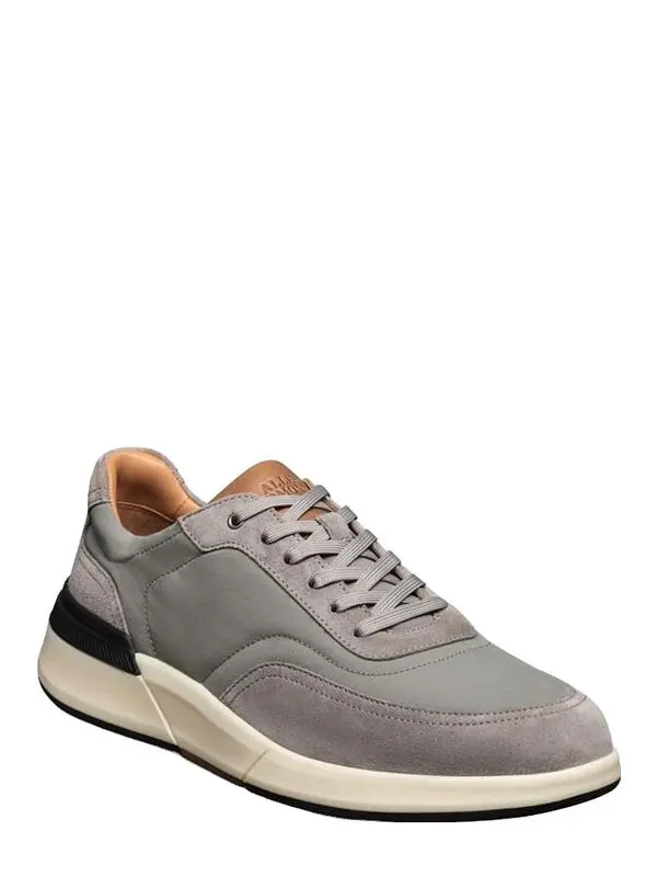 Allen Edmonds Gramercy Sport Sneaker - Light Grey Fabric & Suede