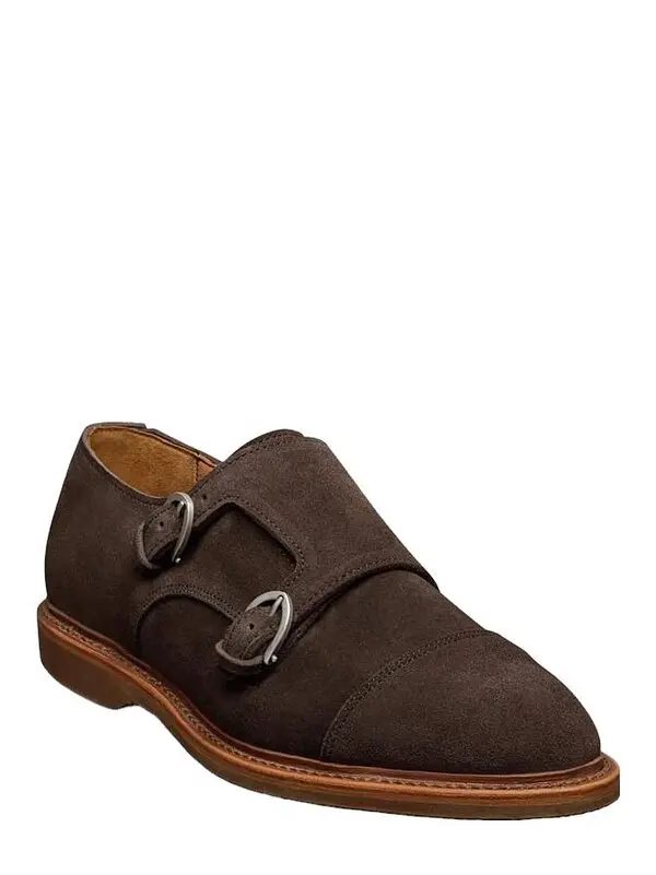 Allen Edmonds Kingston Verse Double Monk Strap Dress Shoe - Bitter Chocolate Suede