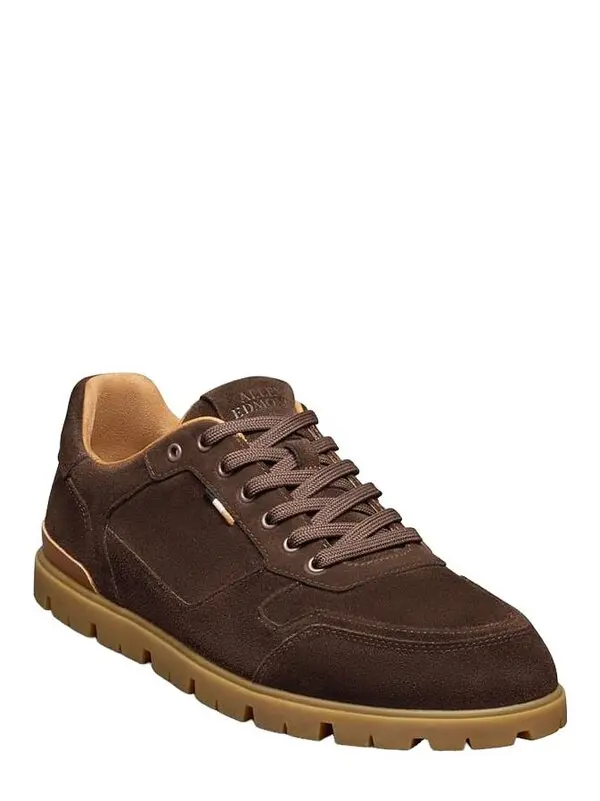 Allen Edmonds Vail Lug Sneaker - Polo Brown Suede