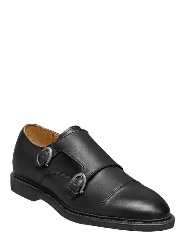 Allen Edmonds Kingston Verse Double Monk Strap Dress Shoe - Black Leather