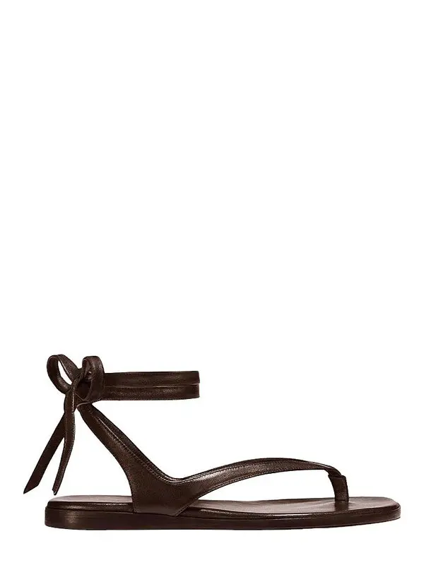 MARGAUX LONNBERG The Palermo Wrap Sandals - Espresso Nappa
