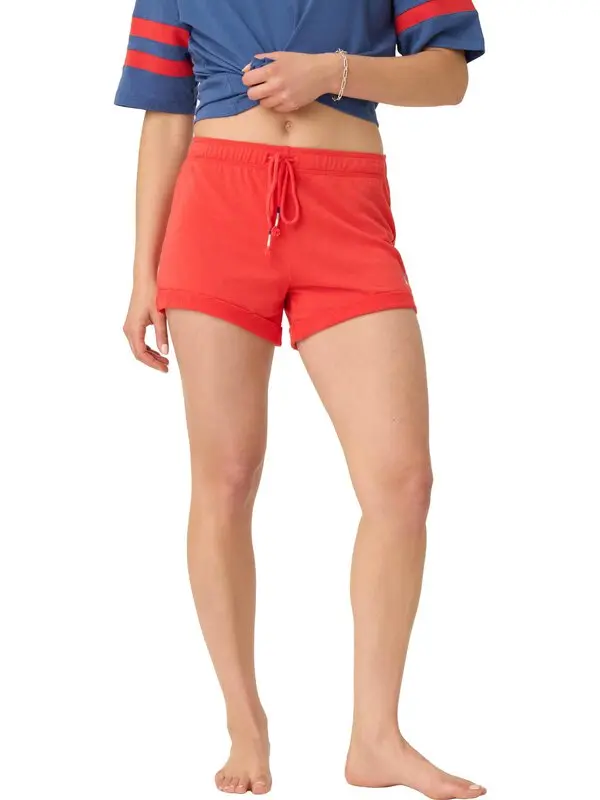 PJ Salvage American Honey Vintage Terry Shorts - Ruby