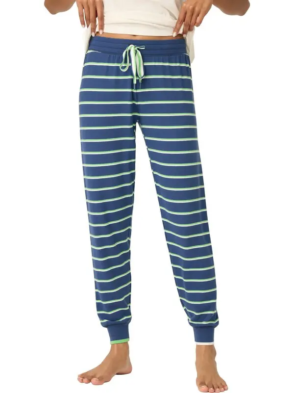 PJ Salvage Striped Jersey Jogger Pants - One-color