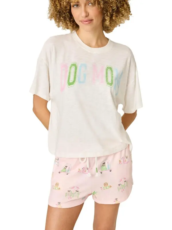 PJ Salvage Dog Mom" Graphic Tee - One-color