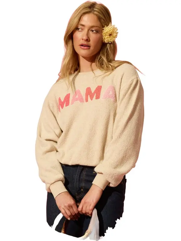 PJ Salvage Mama" Graphic Sweatshirt - One-color