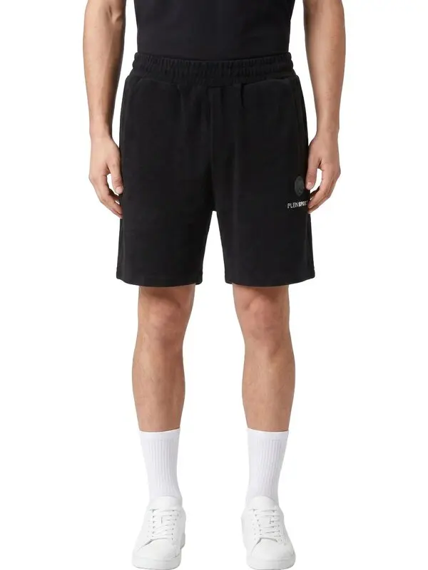 PLEIN SPORT Terry Shorts - Black