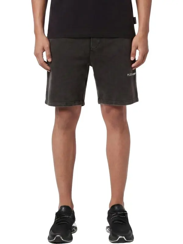 PLEIN SPORT Lounge Shorts - Black
