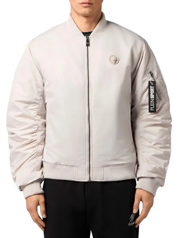 PLEIN SPORT Bomber Jacket - Beige