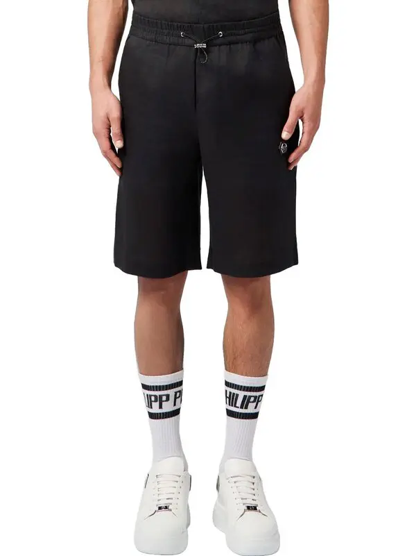 Philipp Plein Logo Shorts - Black