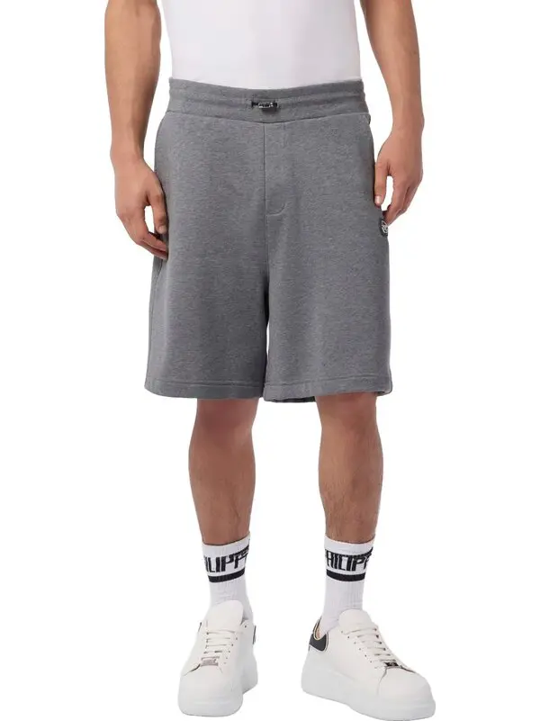 Philipp Plein Logo Shorts - Grey