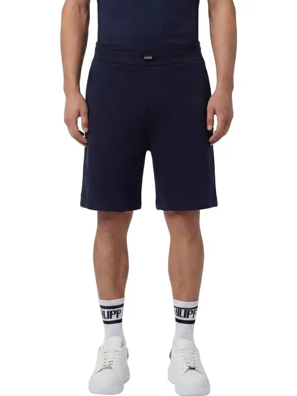 Philipp Plein Sports Shorts With Logo Detail - Navy
