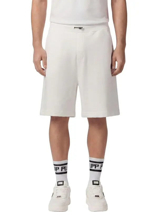 Philipp Plein Logo Shorts - White