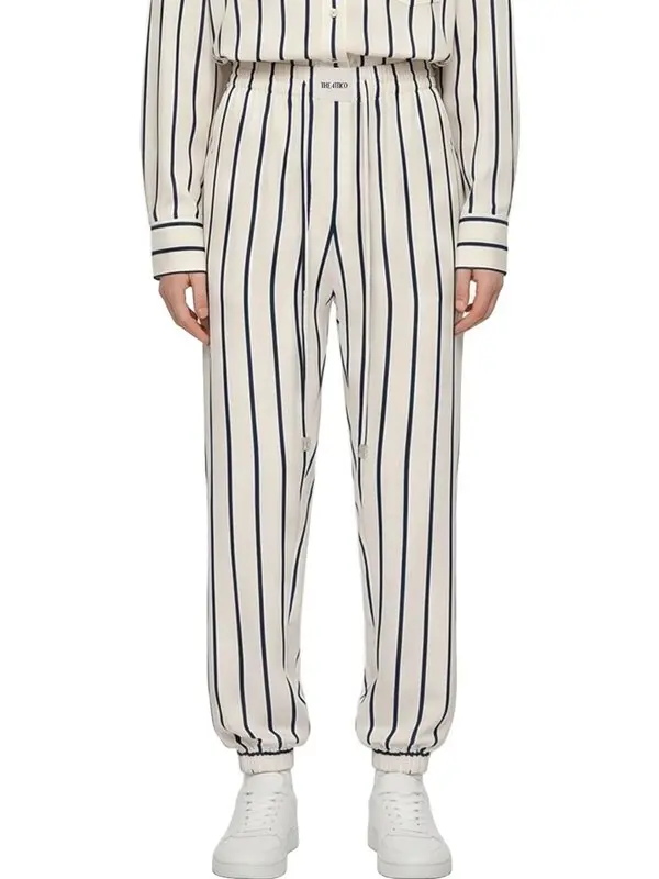 Attico Vertical Stripe Jogger Pants - Multicolor