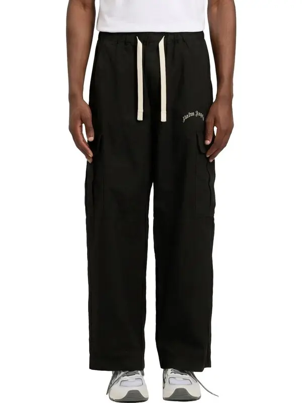 Palm Angels Cargo Pants - Black