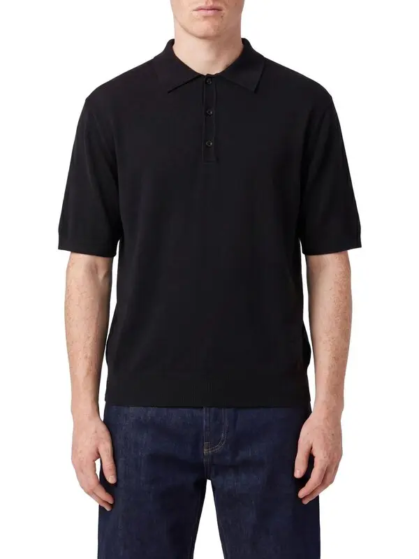LANEUS Polo Shirt - Black