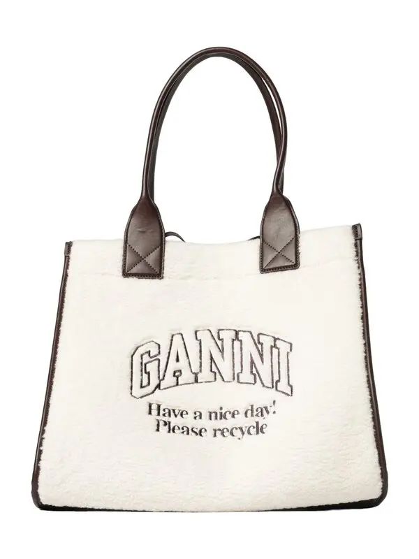 GANNI Tote Bag - White