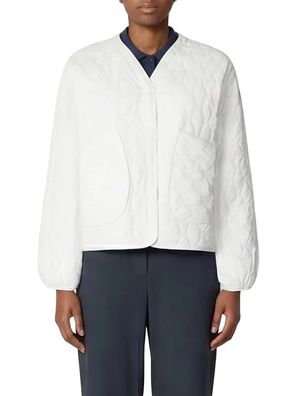 SAVE THE DUCK Recycled Polyester Quilted Jacket - Cream