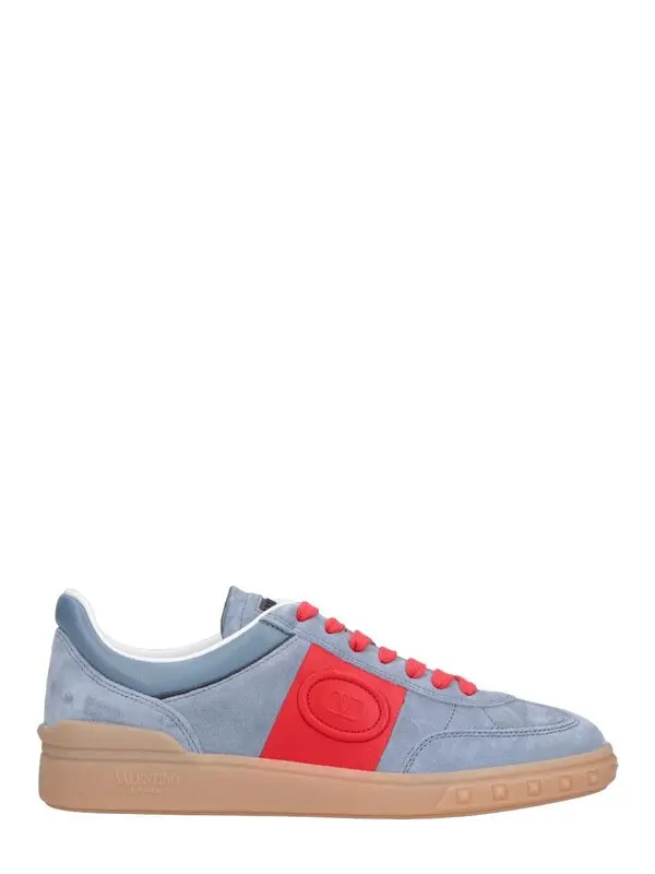 Valentino Garavani Upvillage" Calf Suede Sneakers - Blue